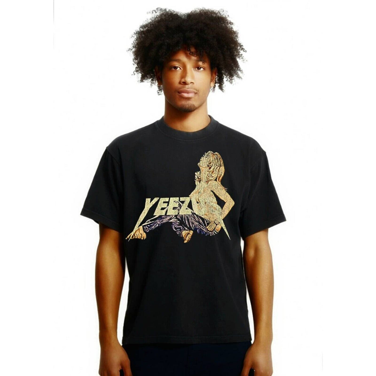 Kanye West Ye Yeezus Tour Model Premium Heavyweight Boxy Vintage Style ...