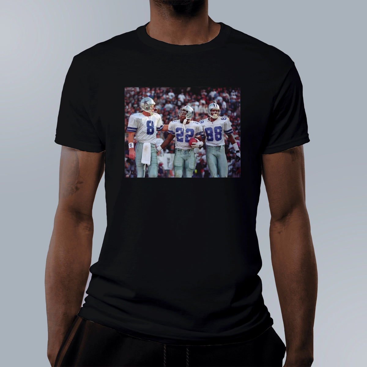 Dallas Cowboys Emmit Smith Troy Aikman Michael Irvin Triplets Vintage ...