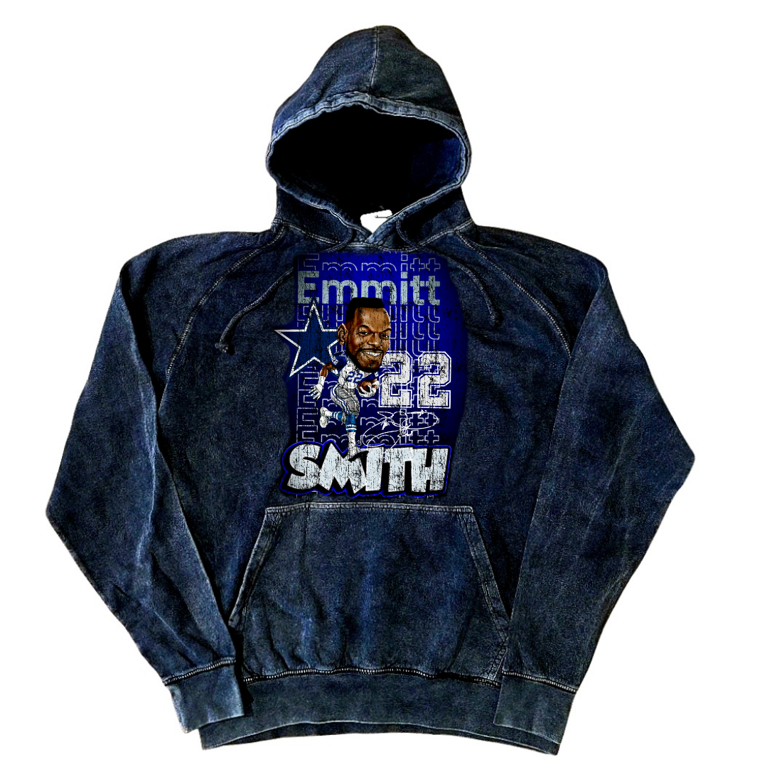 EMMITT SMITH 22 Cartoon Dallas Cowboys Hoodie – BGF Designs